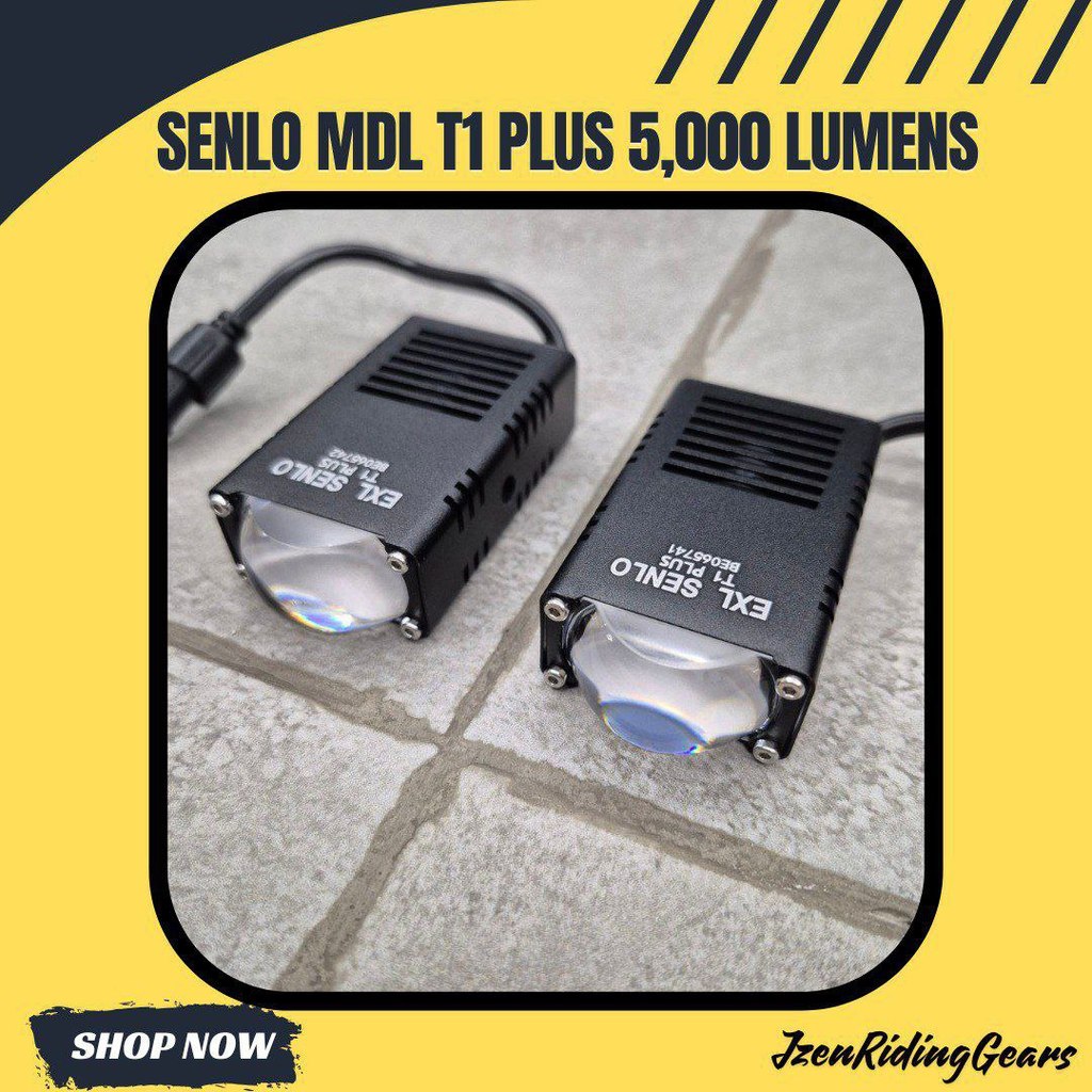 SENLO Mini Driving Light T1 Plus – 5,000 Lumens | Shopee Malaysia