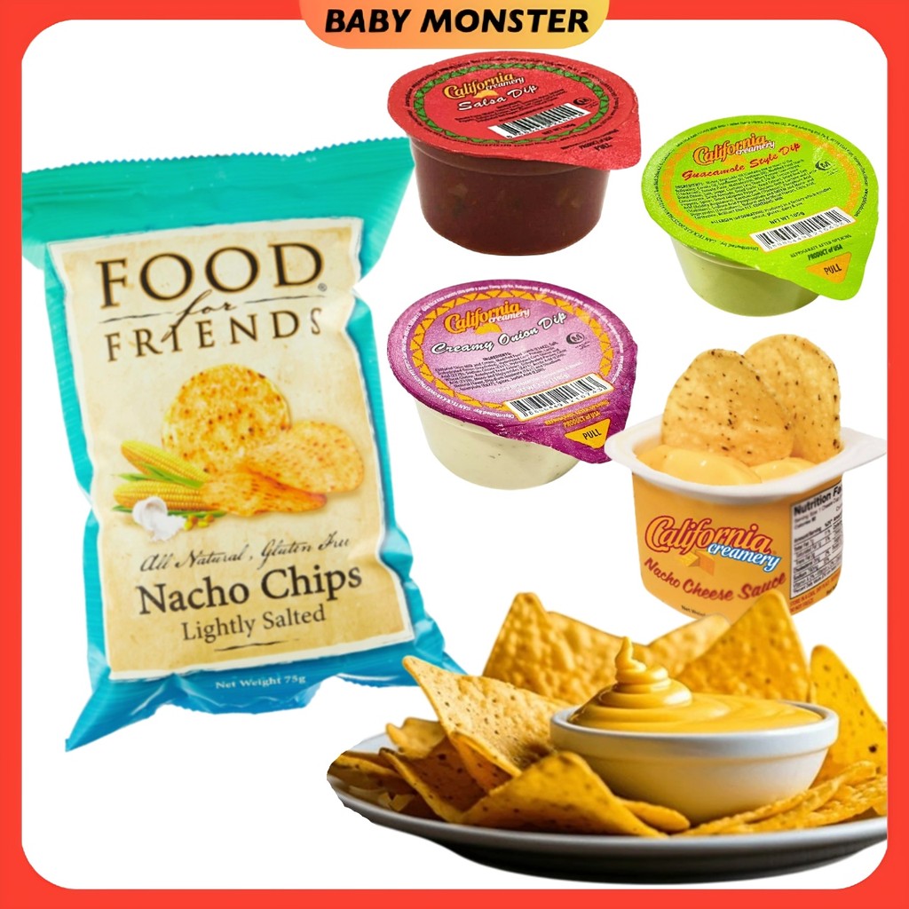 🔥HARGA BORONG🔥BMS Food For Friends Nacho Chips Tortilla Roasted Corn ...