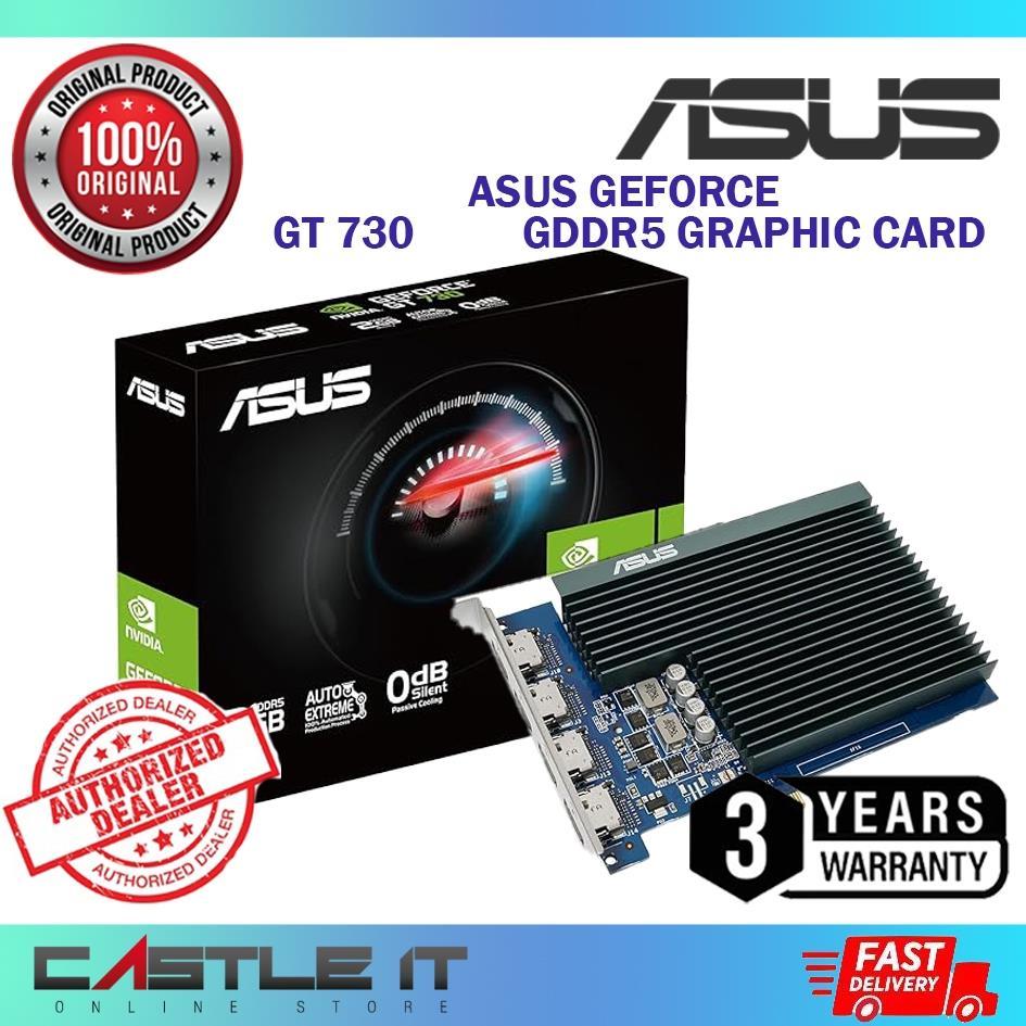 Asus GT 730 4X PORT HD-MI 2GB GDDR5 Nvidia GeForce GT730 2G D5 GPU ...