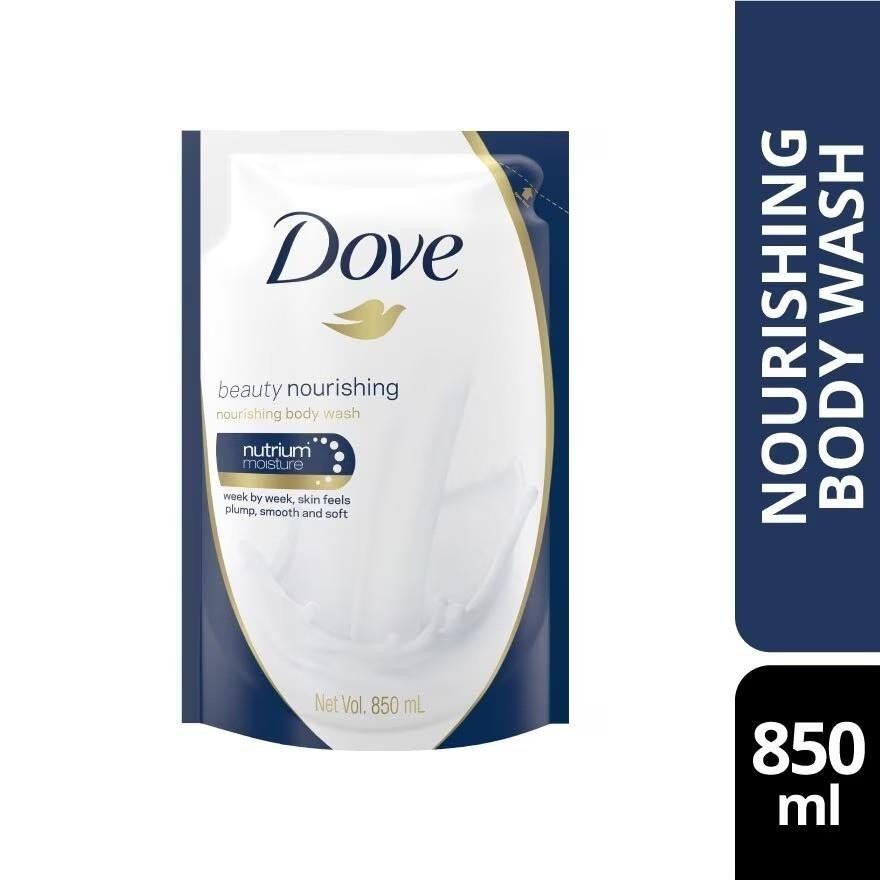 DOVE Refill Pack Beauty Nourishing BODY WASH 850ML - Nutrium Moisture ...