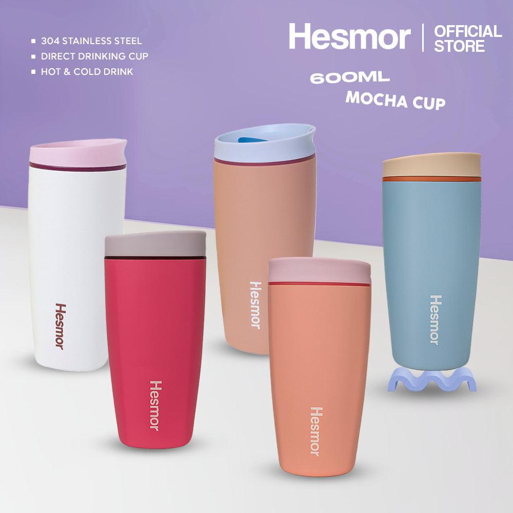 HESMOR MOCHA 304 Stainless Steel Coffee Cup 600ML Water Cup Thermos ...