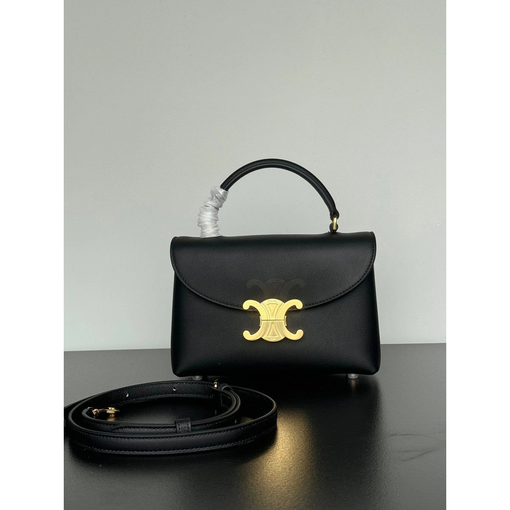 Celine 24 New Arc de Triomphe Kelly Handbag Calfskin Shoulder Messenger ...