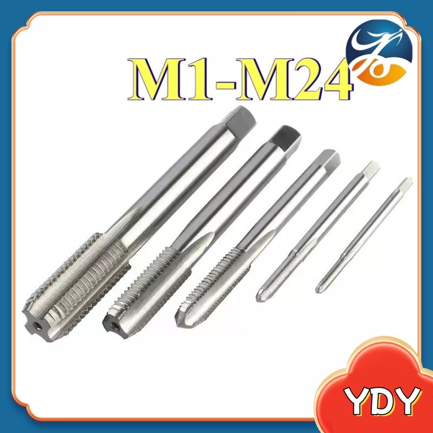 Machine Tap (Metric) Extended Straight Groove Tap Thread Tapping M1-M24 ...