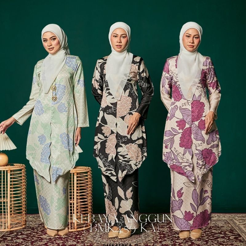 Baju Kebaya Anggun by Color Blast | Sutera Dobby Raya Plus Size Labuh ...