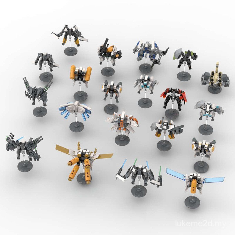 MOC Building Blocks Compatible with Lego Small Mecha and Outer Skeleton ...