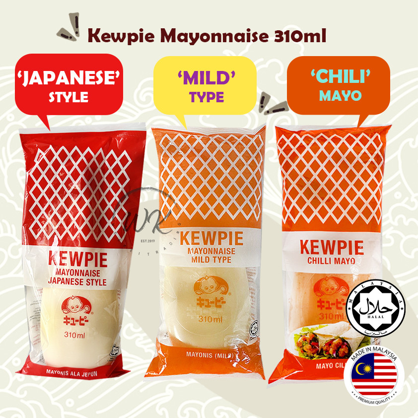 Kewpie Mayonnaise Japanese Style / Mild Type/ Chili Mayo 310ml | Shopee ...