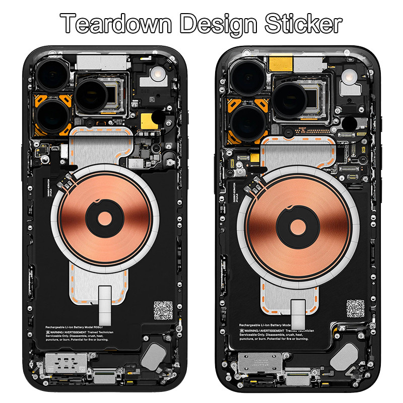 Teardown Circuit Skin Compatible for iPhone 17 Pro Max IP17Pro Back ...