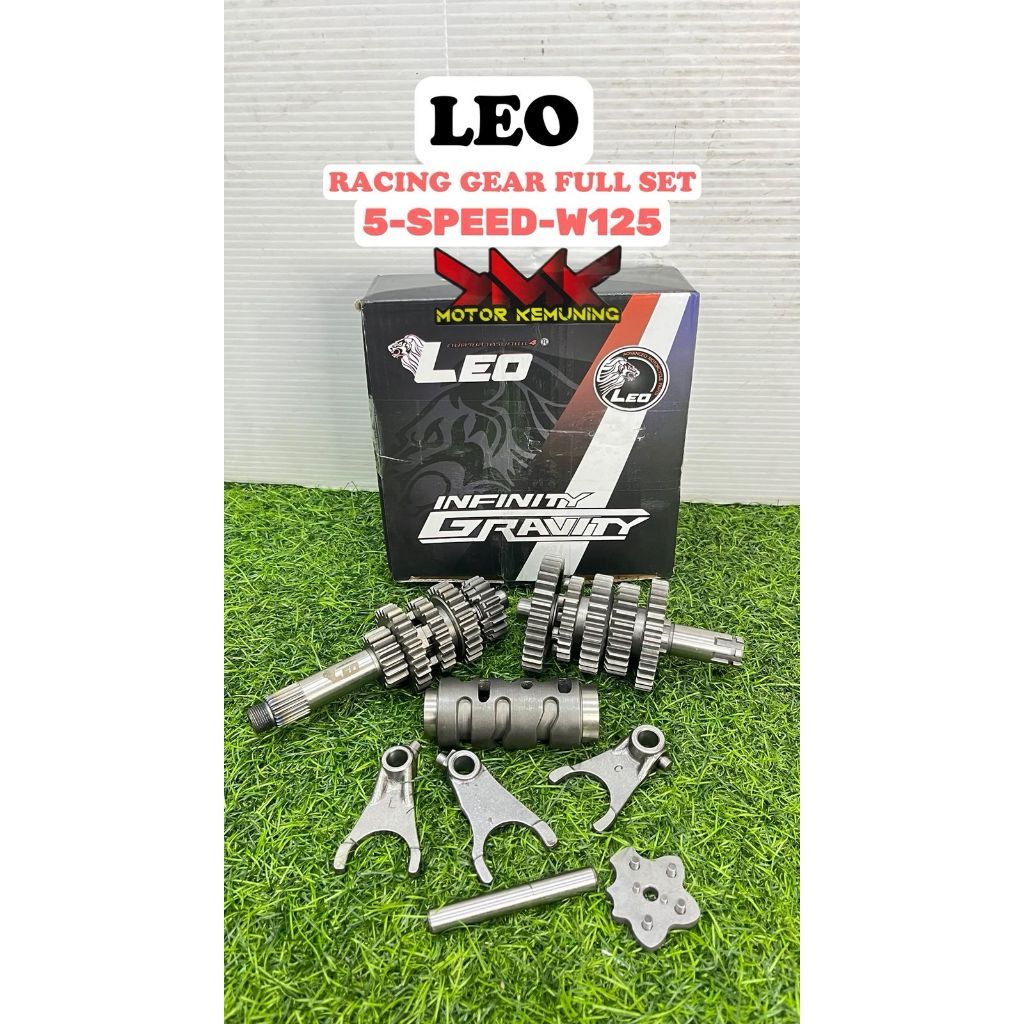 LEO RACING 5-SPEED-W125 GEAR FULL SET THAILAND | Shopee Malaysia