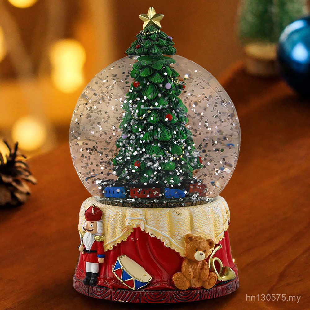 Snowball Ornaments Music Box Eight Crafts Crystal Balls Photo ...