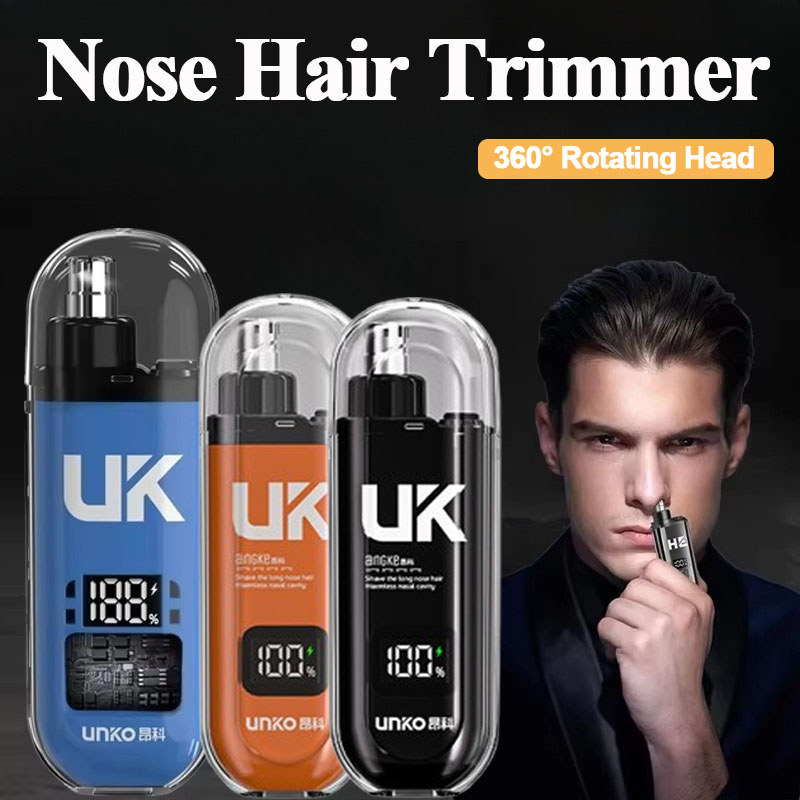 Nose Hair Trimmer Rechargeable Quick Clean Painless Clipper Portable ...