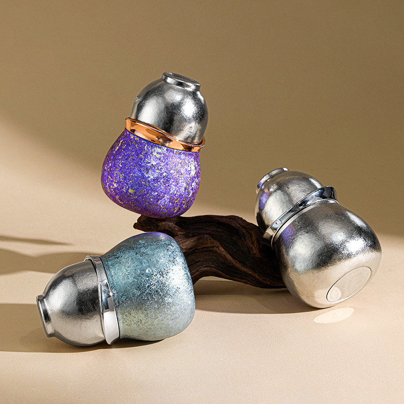 [MC] Pure Titanium Gourd Teapot Set Tea Water Separation Tea Making ...