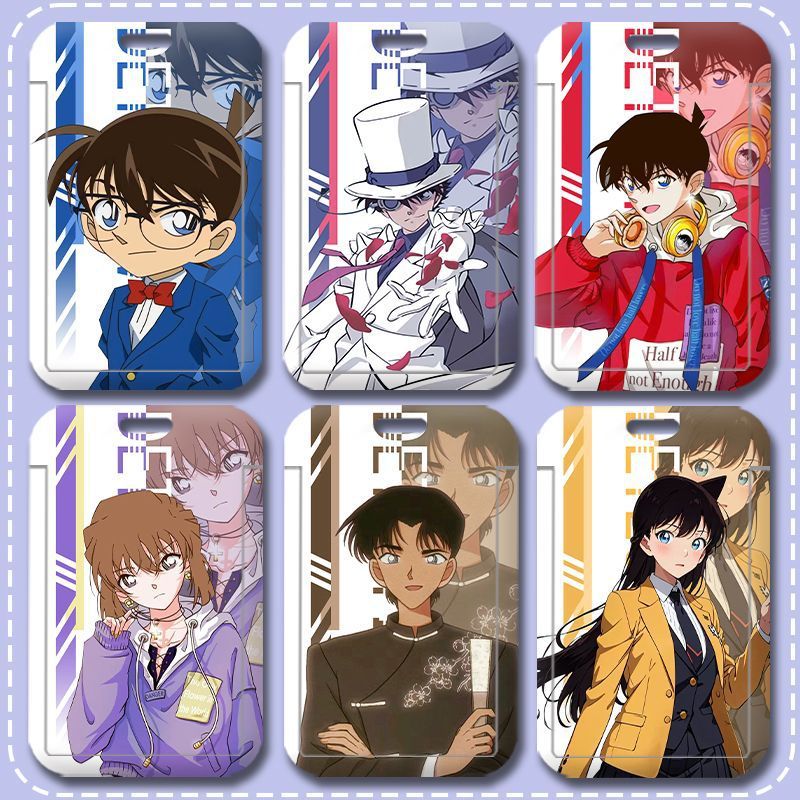 Detective Conan card holder, ID card, bus card protector cover ...