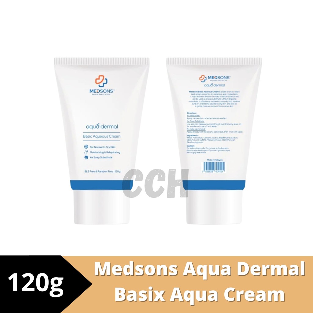 Medsons Aqua Dermal Basic Aqua Cream - 120g | Shopee Malaysia