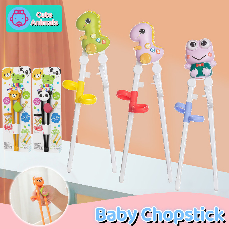 Baby Chopsticks Cartoon Kids Training Chopstick Reusable Correcting ...