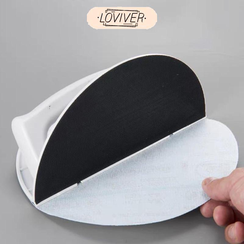 LOVIVER Drywall Corner Grinder, Putty Polishing Tool, Half-round, for ...