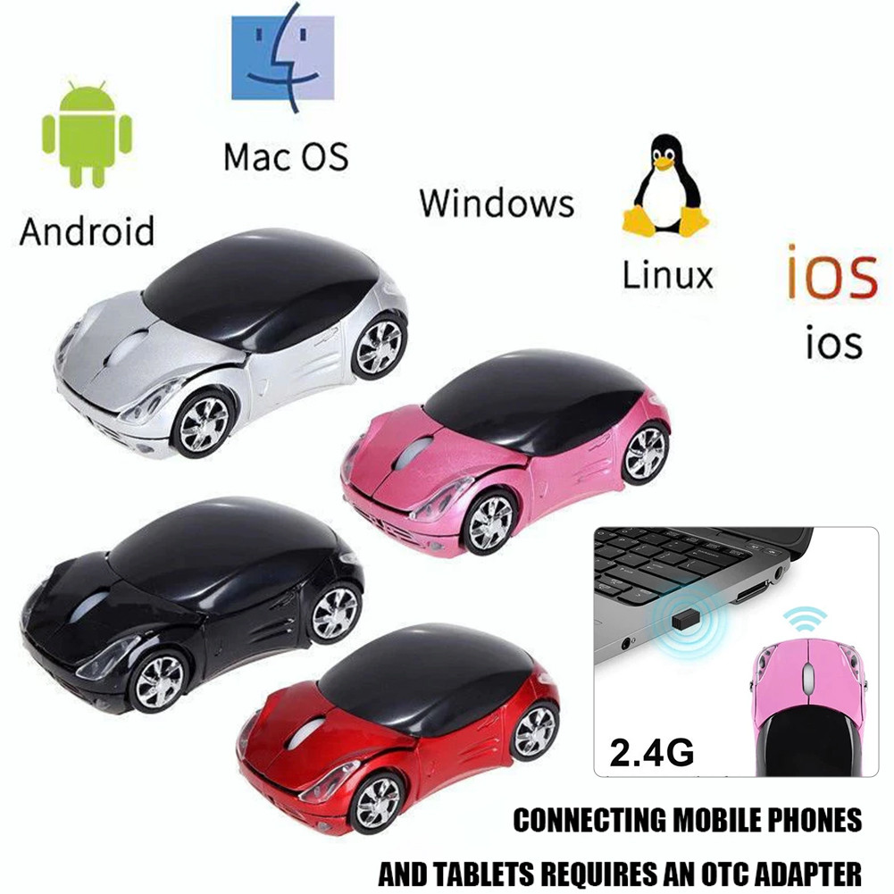 2.4GHZ Car Model Wireless Mouse/Cool Car Shape Mice For PC Laptop ...