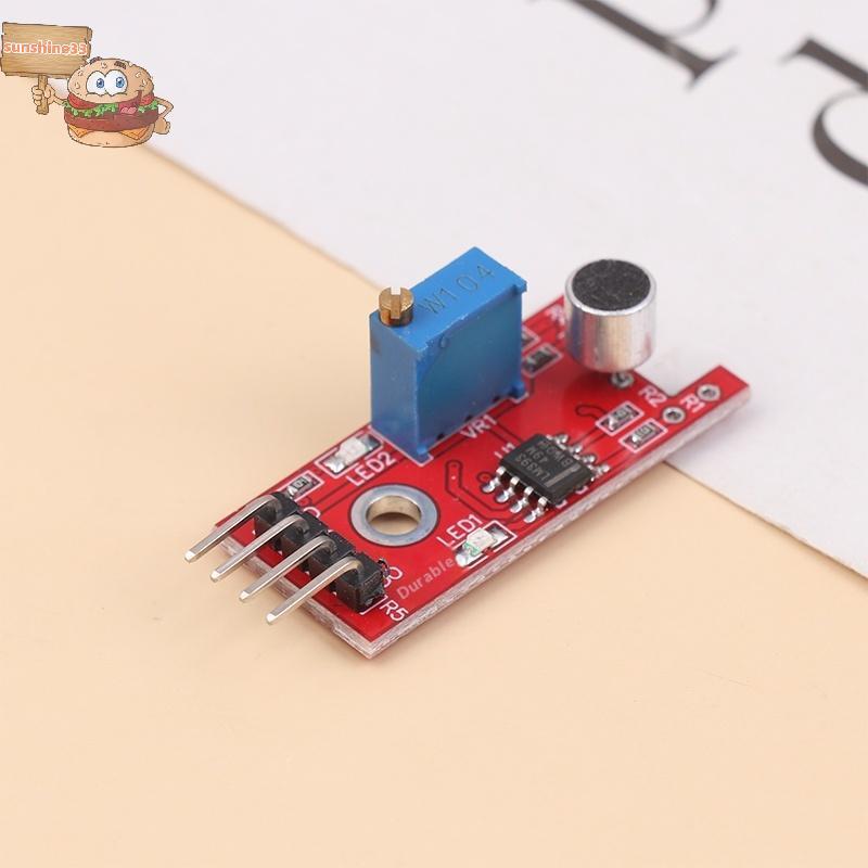 sun Microphone Voice Sound Sensor Module KY-038 Sound Detection Module ...