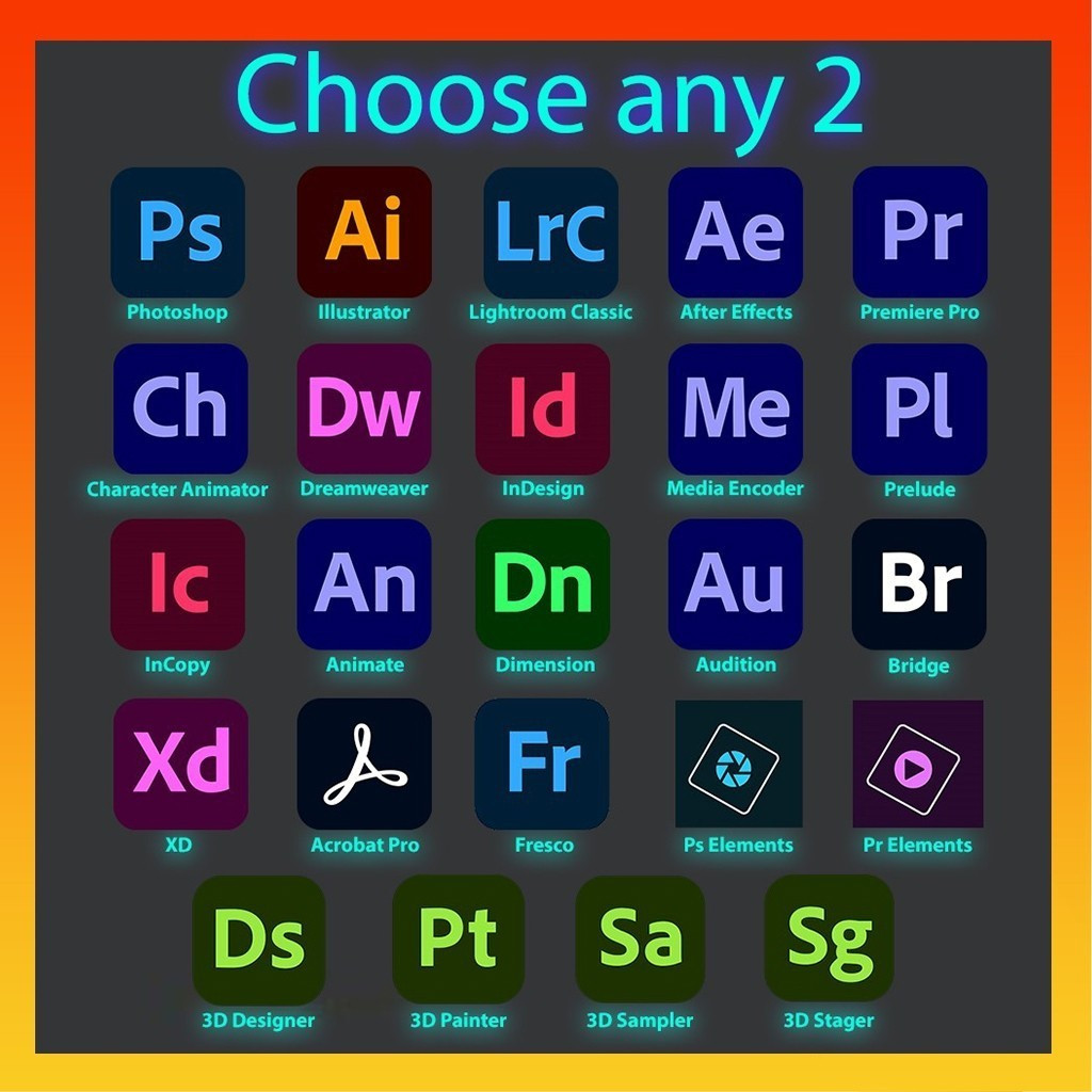 Adobe2025 for (Window anD Mac)Photoshop Edit Illustrator Ai Lrc Acrobat ...