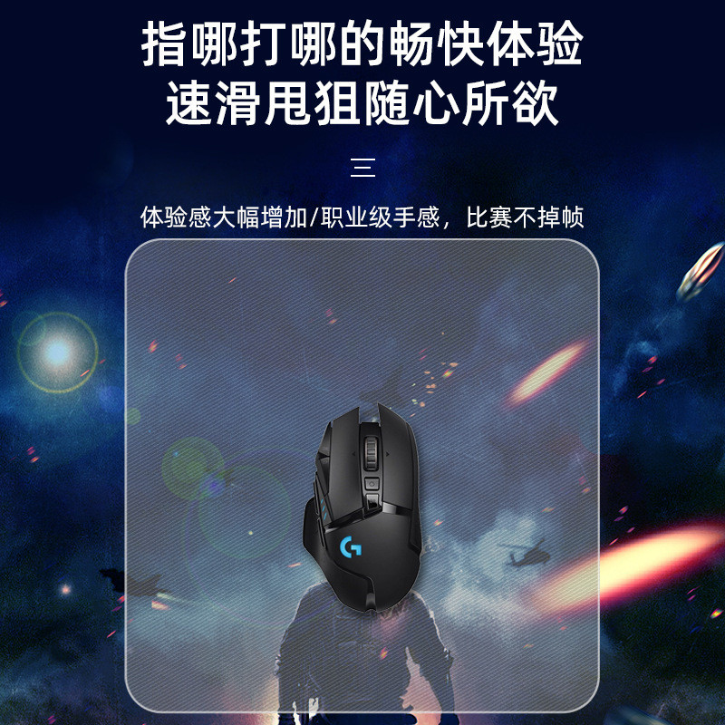 Photovoltaic Glass Mouse Pad Tempered New Upgrade Smoother FPS Gaming ...