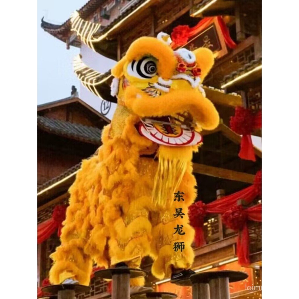 Lion Dance Props Full Set South Lion Dance Lion Dance Costume Double ...
