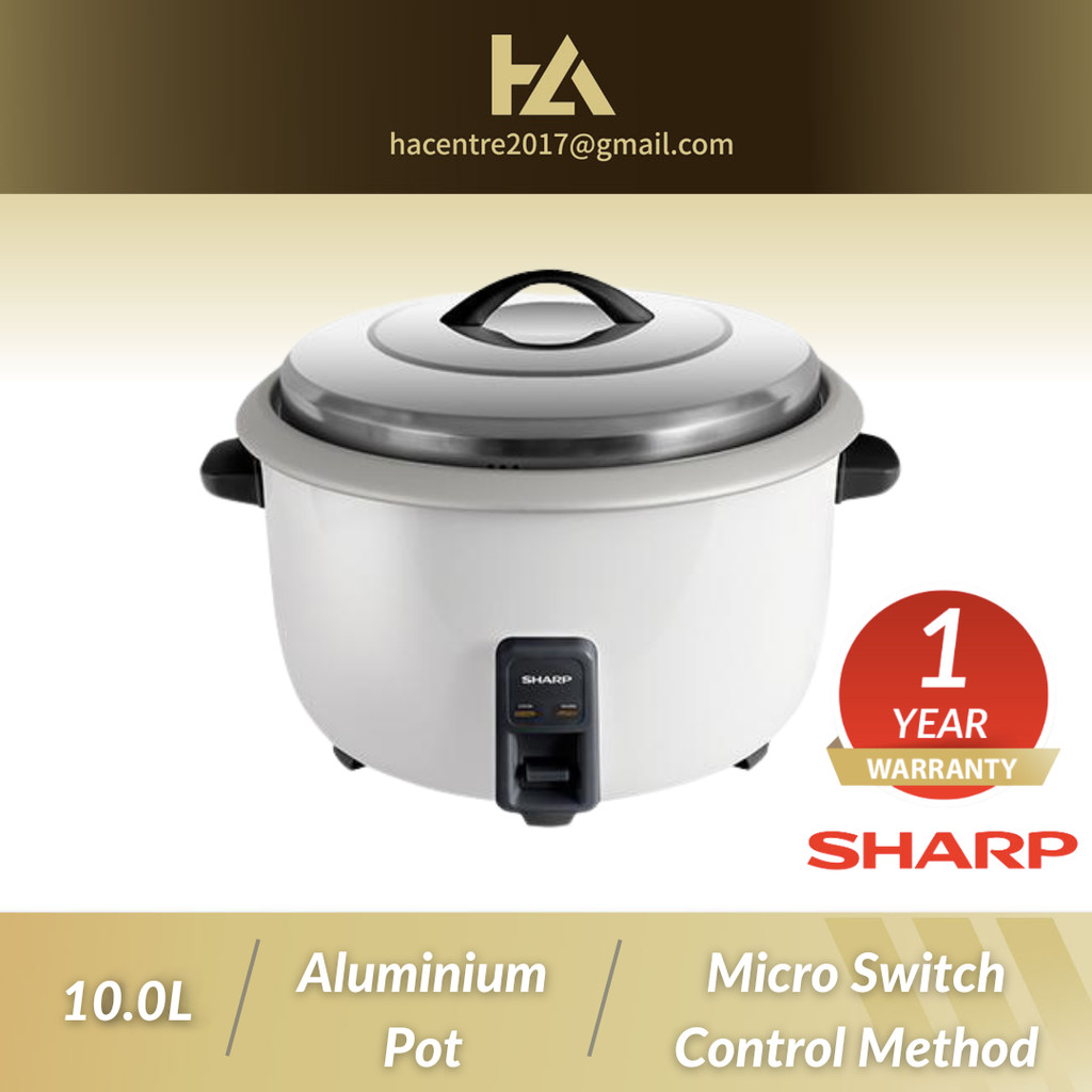 Sharp 10L Rice Cooker KSH1008CWH (Non Stick) | Shopee Malaysia