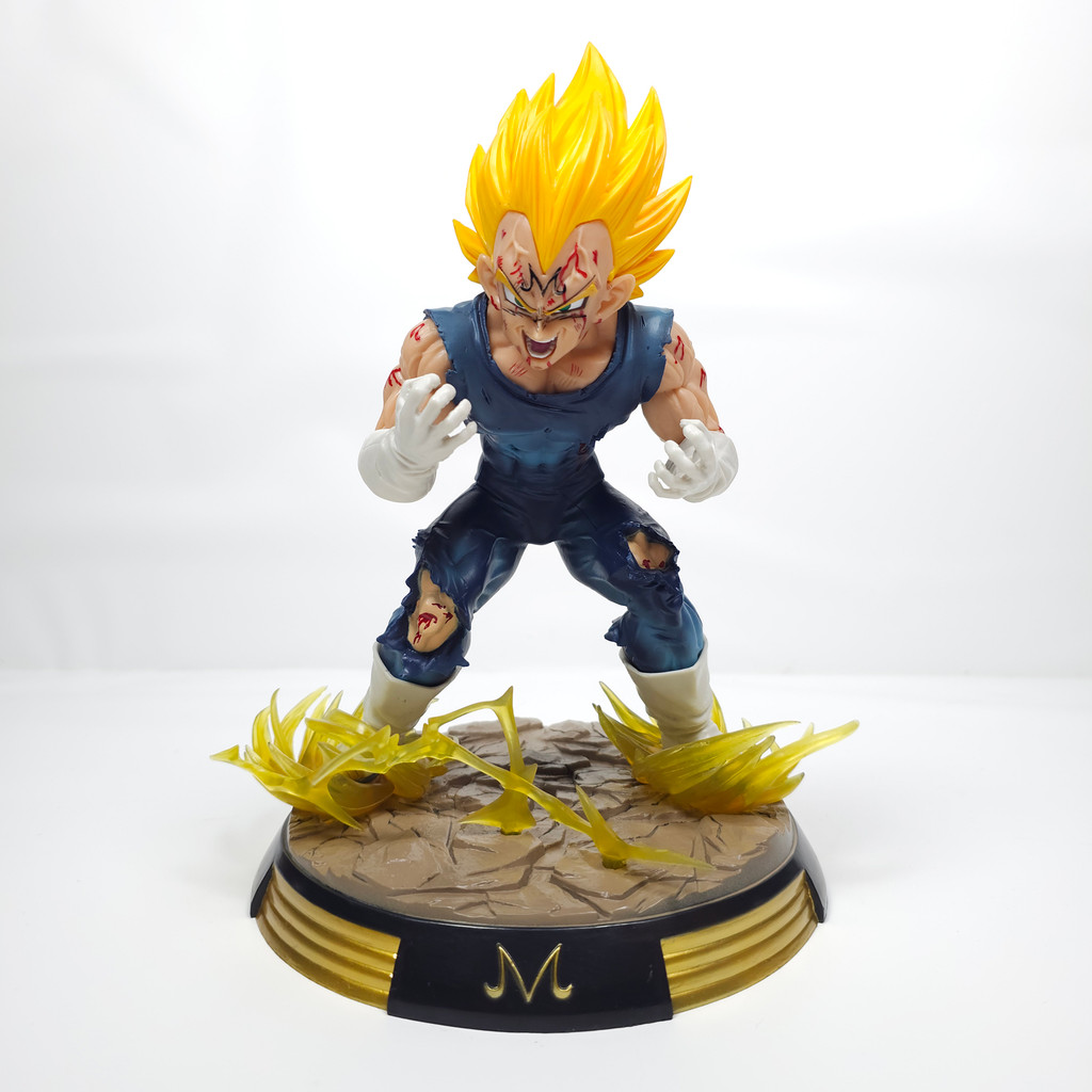 Mojin Vegeta FC Squatting Dragon Ball 27cm Action Figure PVC D-FGA166 ...
