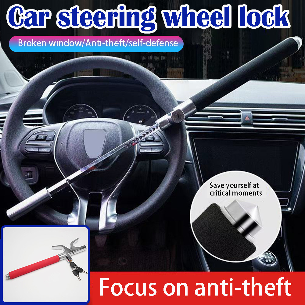 Durable Car Security Anti theft Car Steering Wheel Lock is available ...
