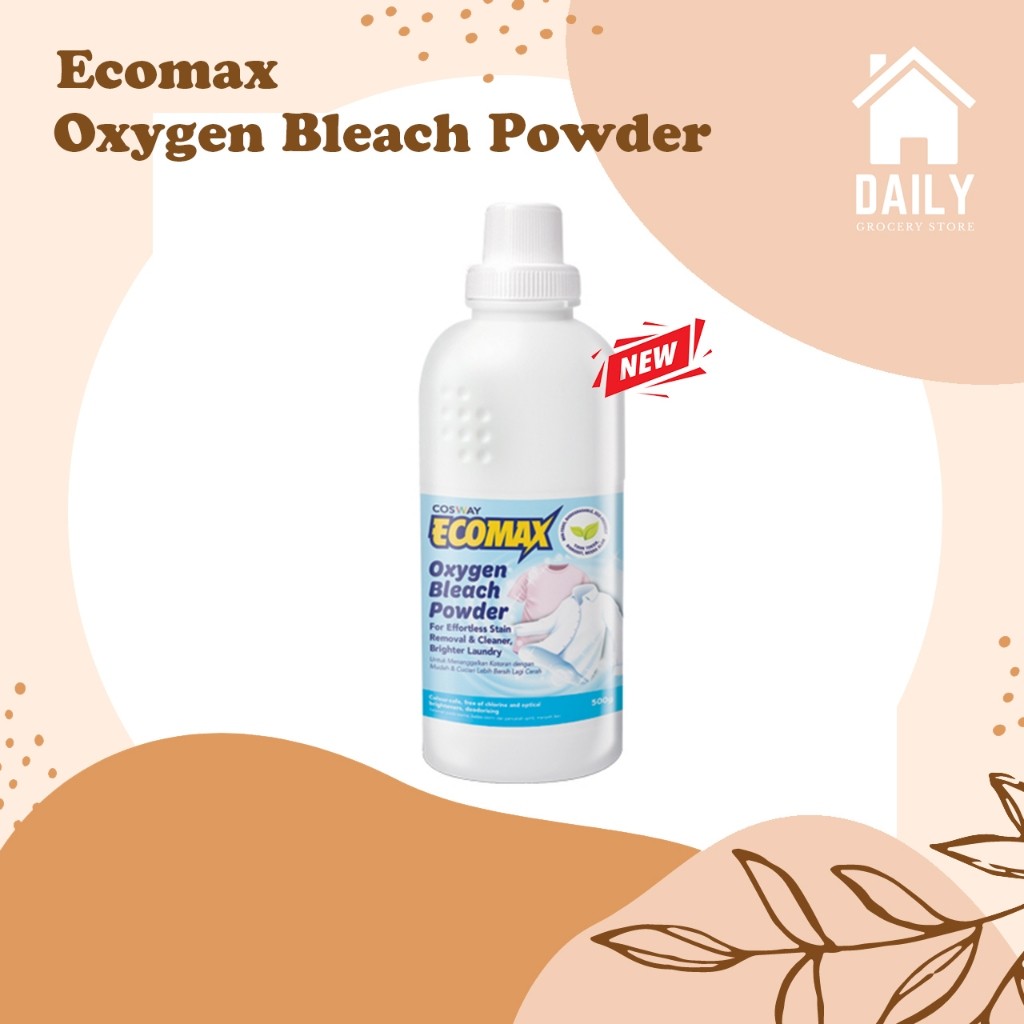 Cosway Ecomax Oxygen Bleach Powder 500g Cloth Whitening | Shopee Malaysia