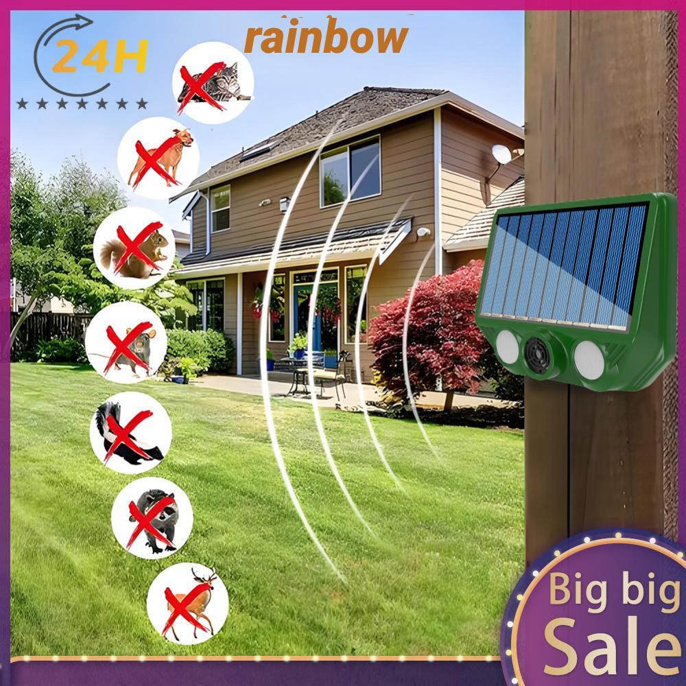 Solar Outdoor Animal Deterrent IP66 Waterproof Animal Deterrent ...