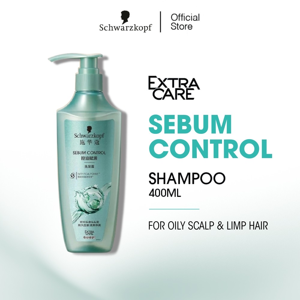 Schwarzkopf Extra Care Sebum Control Shampoo (400ml) | Shopee Malaysia