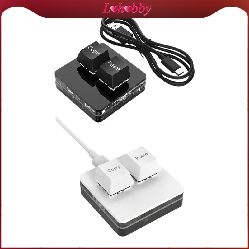 [Lohobby] Copy and Paste 2 Key Keyboard 2 Key Mini Keypad Handed ...