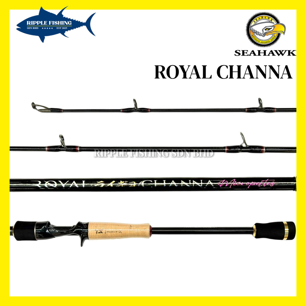 Team Seahawk Royal Channa | Sea Guide + 30 T Carbon Lightweight | 1 pc ...