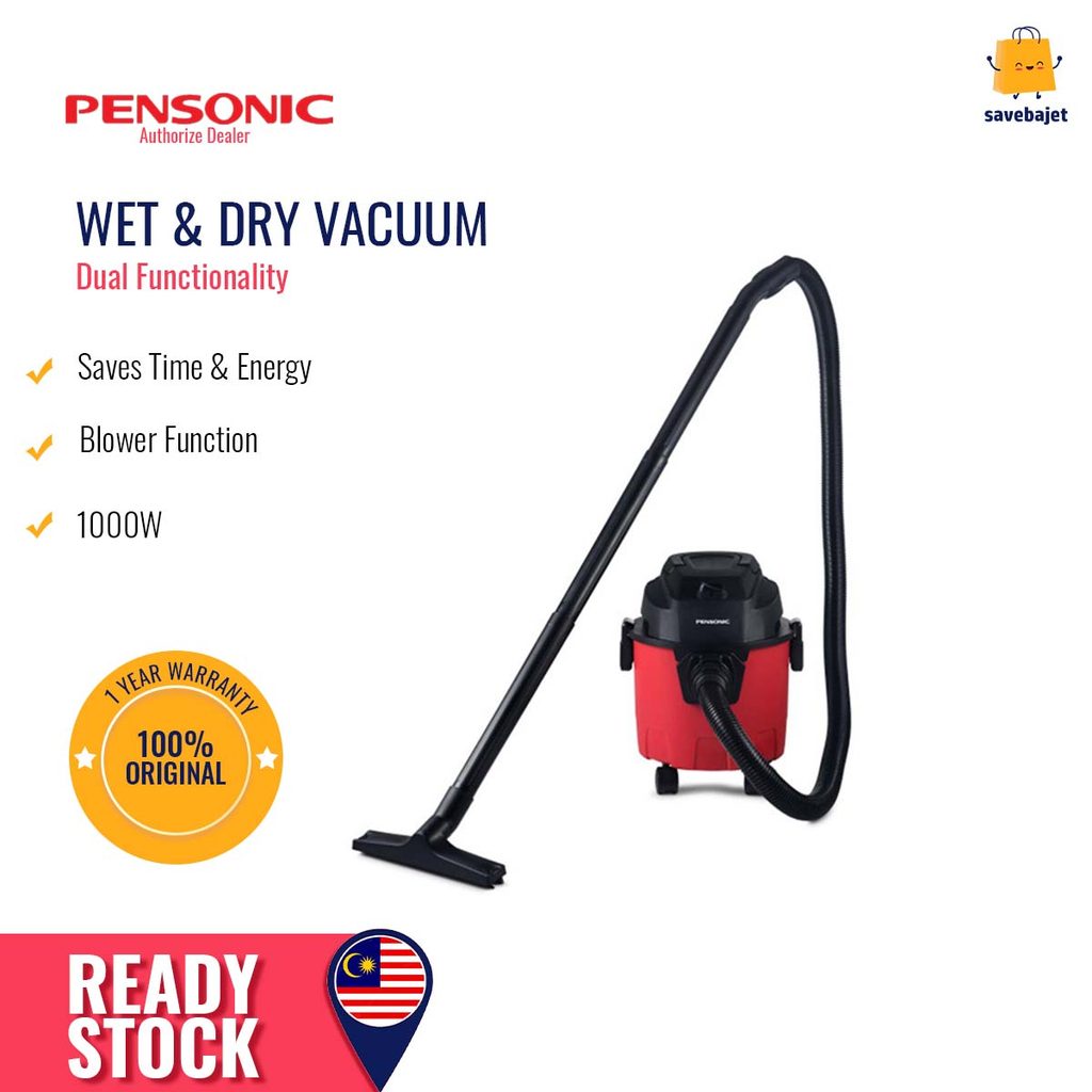 Pensonic Penyedut Habuk Wet & Dry Vacuum Cleaner PVC-101 | Shopee Malaysia