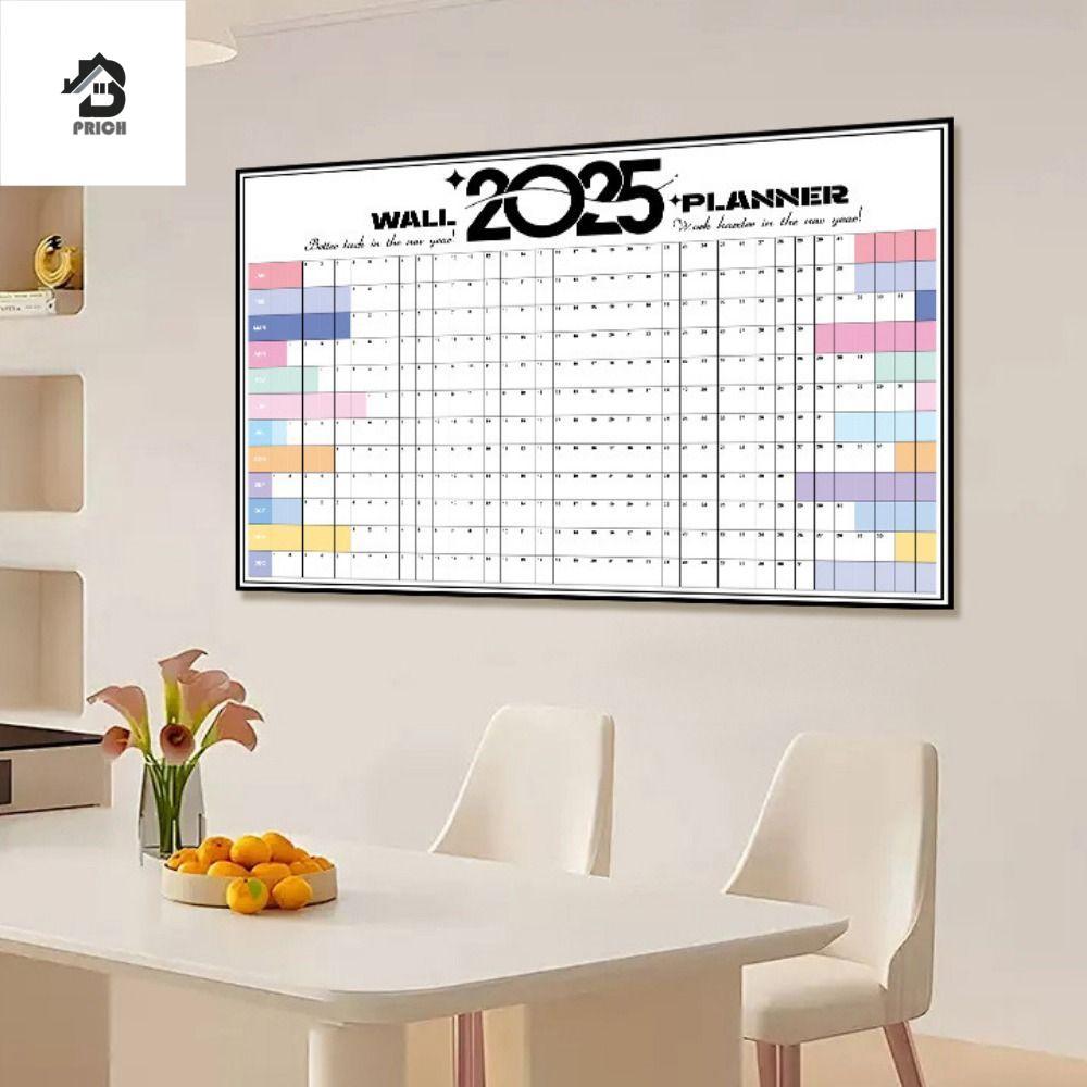 PRICH Target List Schedule, with Colorful Stickers Foldable 2025 ...