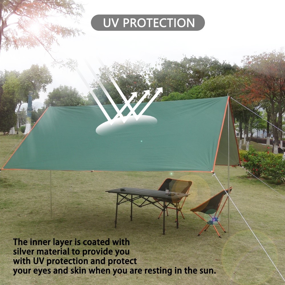 Flysheet camping waterproof Groundsheet Camping Tarp Shelter Alas Tent ...