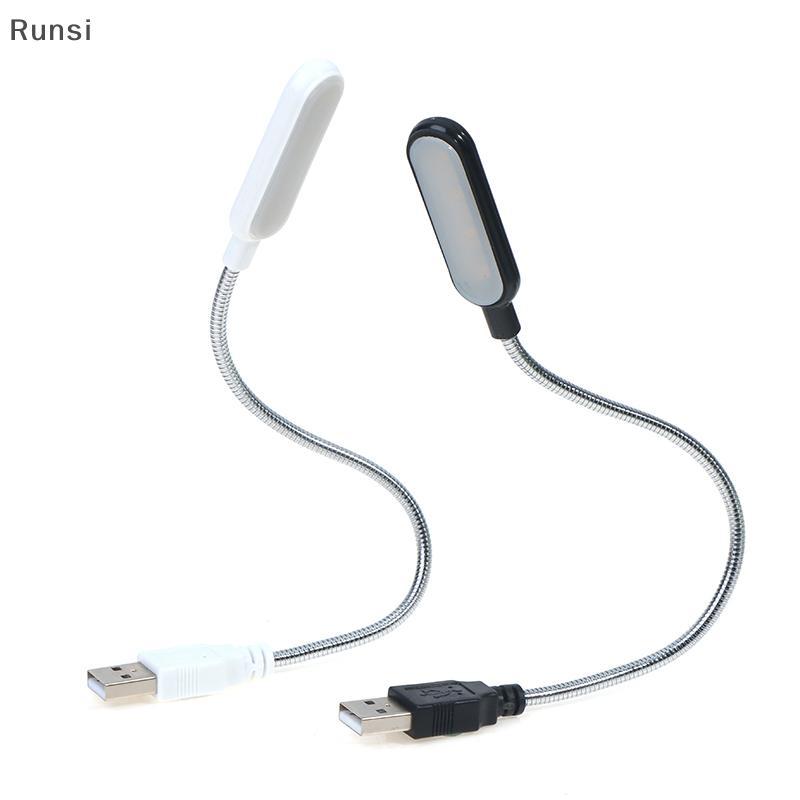 Runsi Mini flexible Laptops USB LED Light Reading Table Desk Lamp for ...