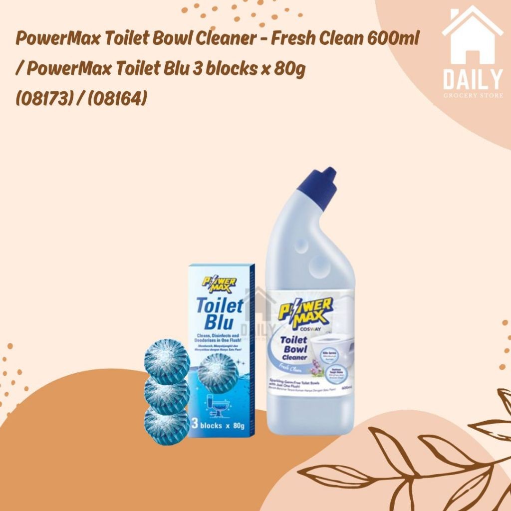 PowerMax Toilet Bowl Cleaner - Fresh Clean (08173) 600ML / PowerMax ...