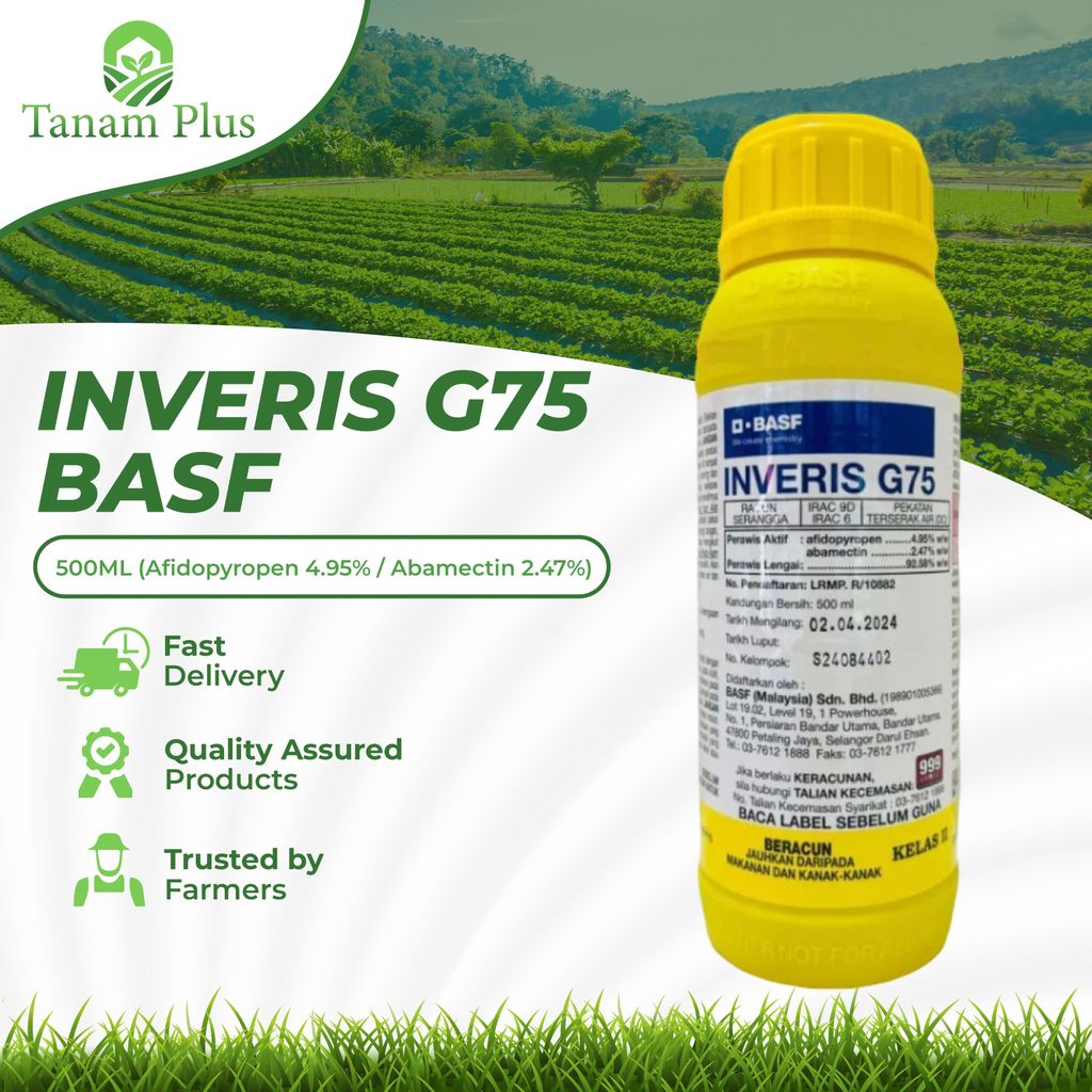 500ML Inveris G75 BASF Insecticide Racun Serangga Afidopyropen ...