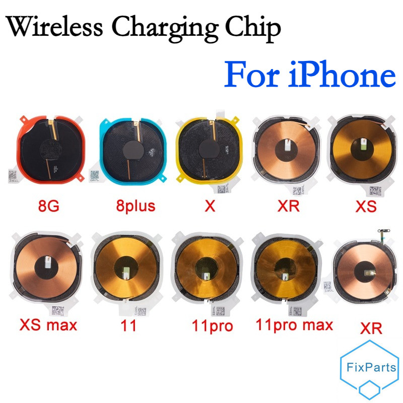 1 PCS Brand Wireless Charging Chip NFC Coil For iPhone X XR XS MAX 11 ...