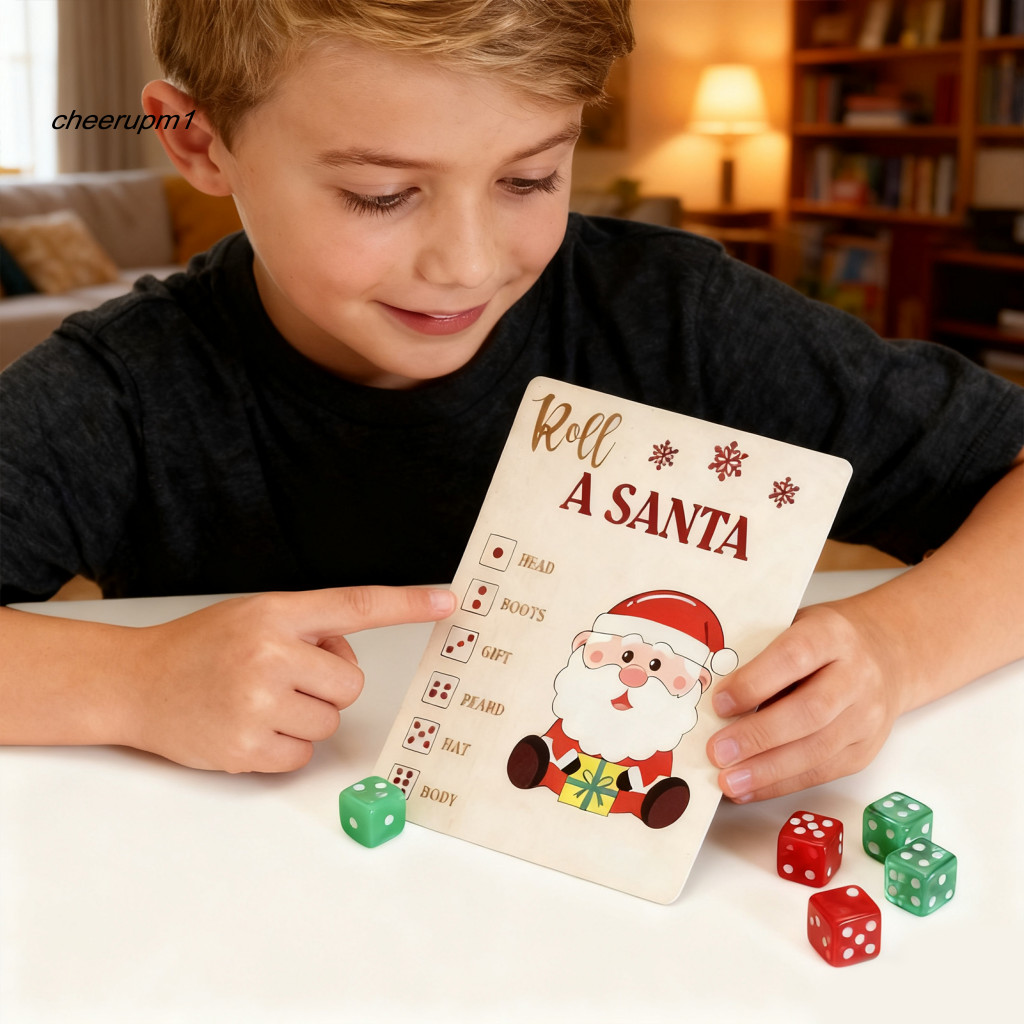 CHEER Easy-to-understand Rules Game Holiday Party Game Festive Roll-a ...