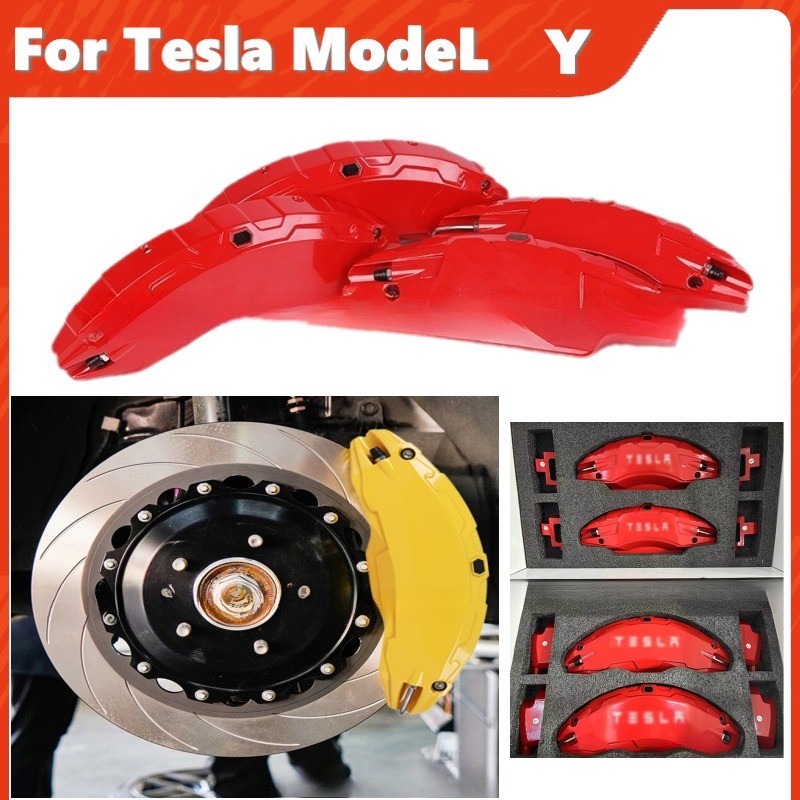 For Tesla Model Y Juniper 2025 Aluminum Alloy Brake Caliper Cover Wheel ...