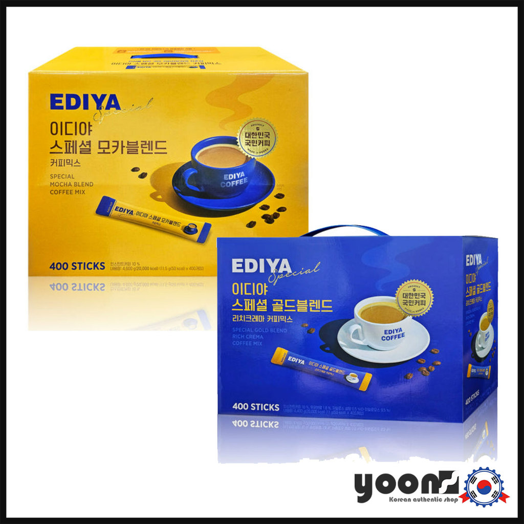 [EDIYA] Coffee Mix Special Mocha Blend / Gold Blend_From Korea | Shopee ...