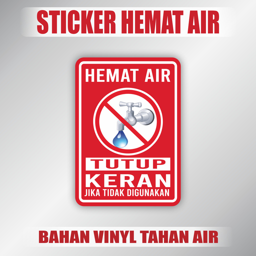 Water tap sticker water saving sticker/ water tap sticker/ water ...