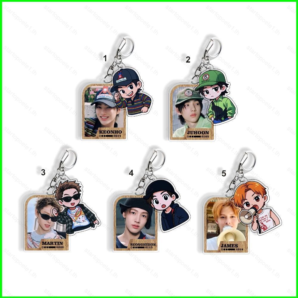 ST1 CORTIS Acrylic Keychain KEONHO Pendant JUHOON Bags Accessories ...