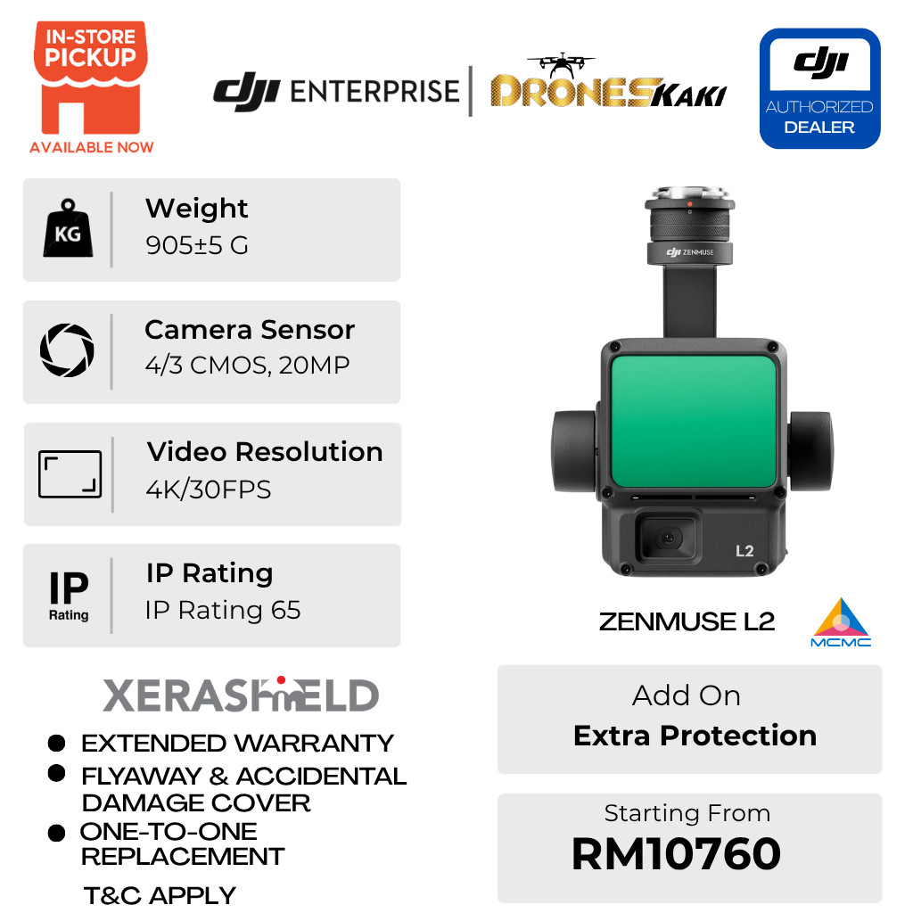 DJI Zenmuse L2 - Powerful Range, Elevated Precision | Shopee Malaysia
