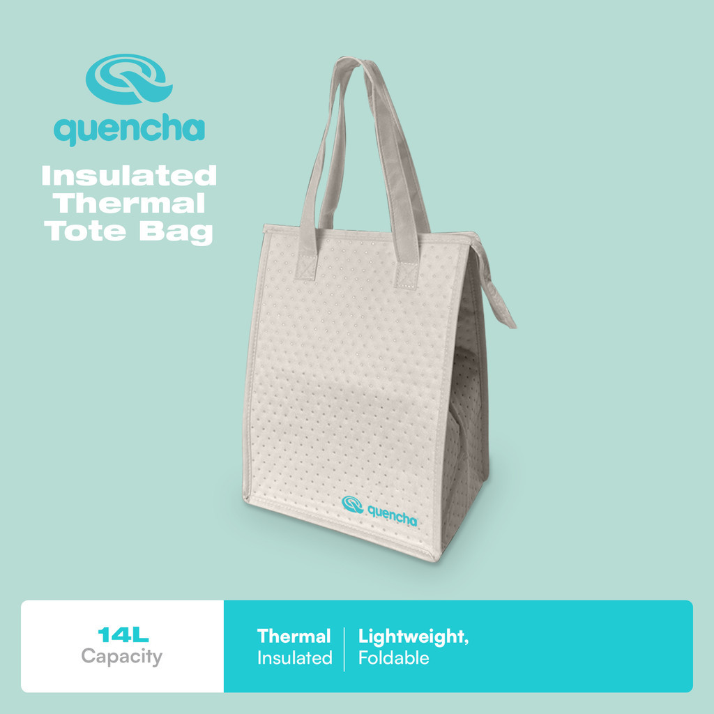 Quencha High Capacity Lunch Bag Thermal Insulated Waterproof Food ...