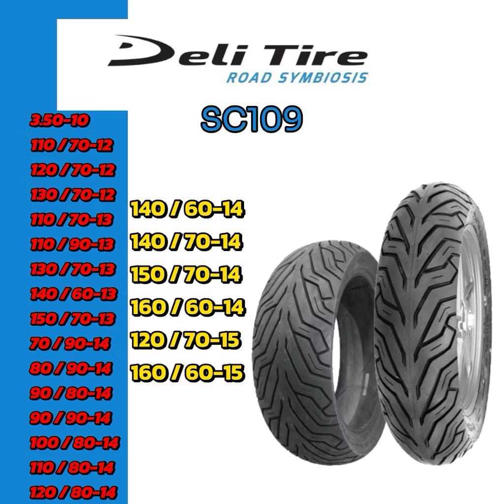 DELI TYRE TAYAR URBAN SC109 SCOOTER 140/70-14 110/70-13 130/70-13 150/ ...