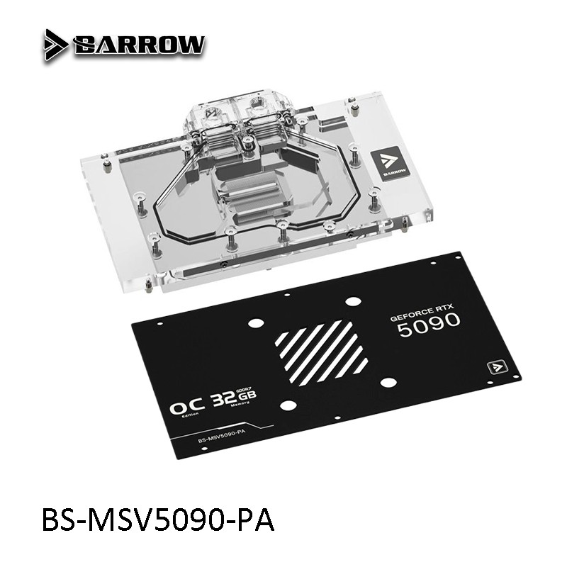 Barrow full coverage GPU Block for MSI RTX 5090 VENTUS 3X OC Water ...