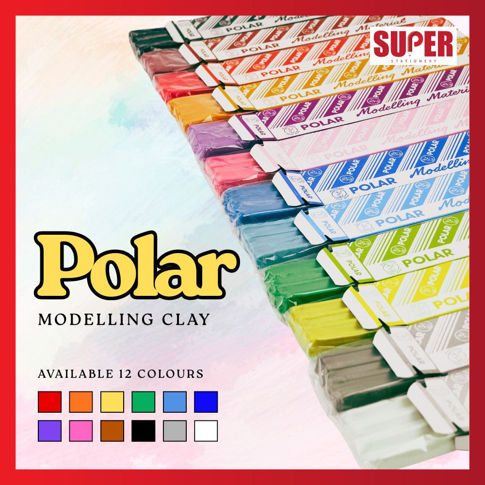 [Super Stationery] Polar Tanah Liat Permodelan | Polar Modelling Clay ...