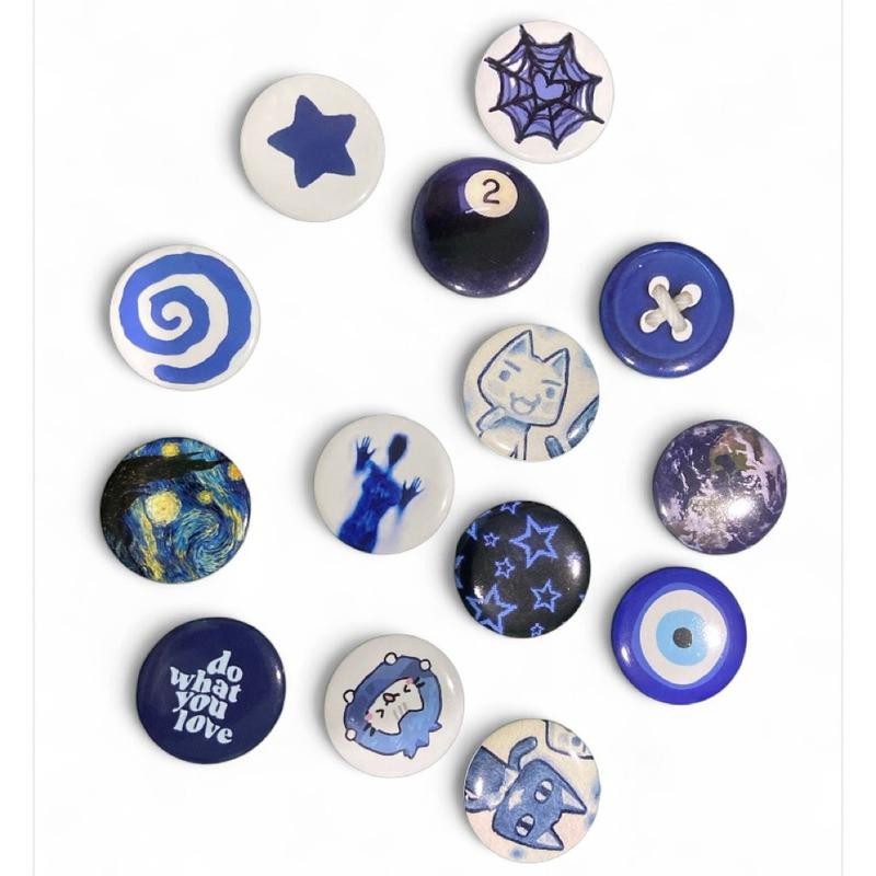 Jarco - Button 44mm - Button pin | Aesthetic Button Pin | Bags pin ...